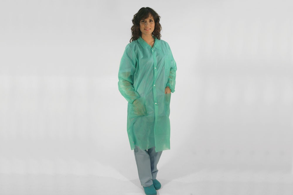 Bata de laboratório - Material protecção