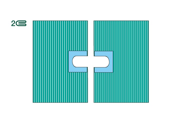 Campo de abertura variável - OR Draping material